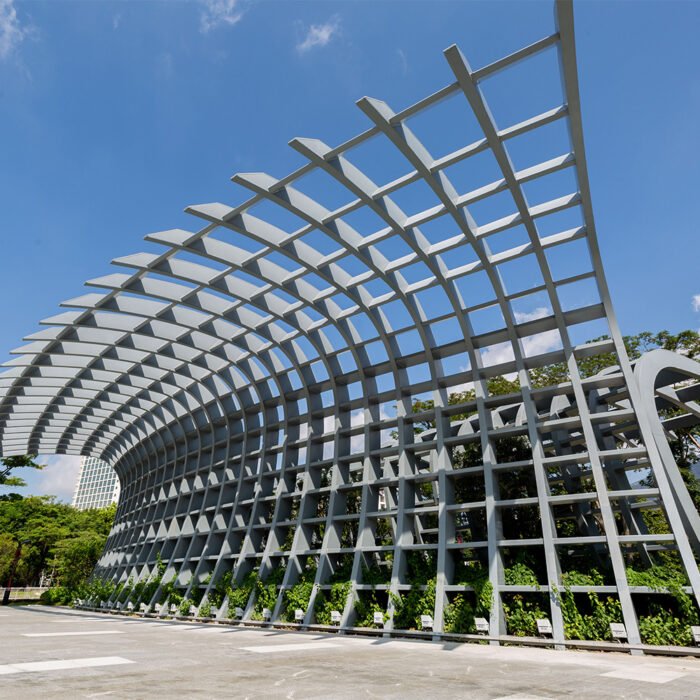 Special-shaped flower frame steel structure building – Shengchao Steel ...